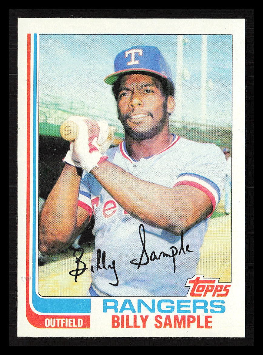 Billy Sample 1982 Topps #112 Texas Rangers | eBay