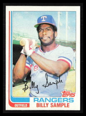 Billy Sample 1982 Topps #112 Texas Rangers | eBay