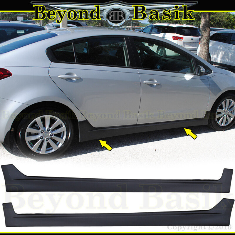 For 2014-2016 Kia Forte 4dr 3pc NEFD Style Front Splitter+Side Skirts ...