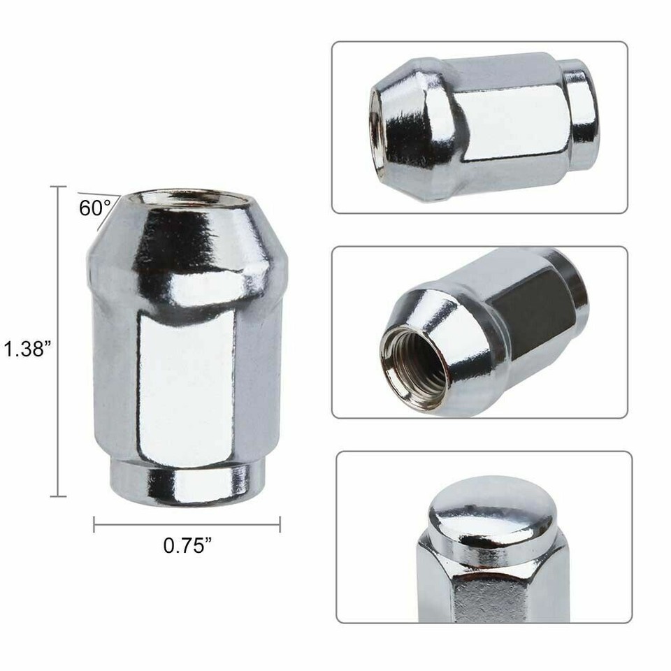 20PC Silver Replacement Lug Nuts for INFINITI QX60 Nissan M12x1.25 OEM ...