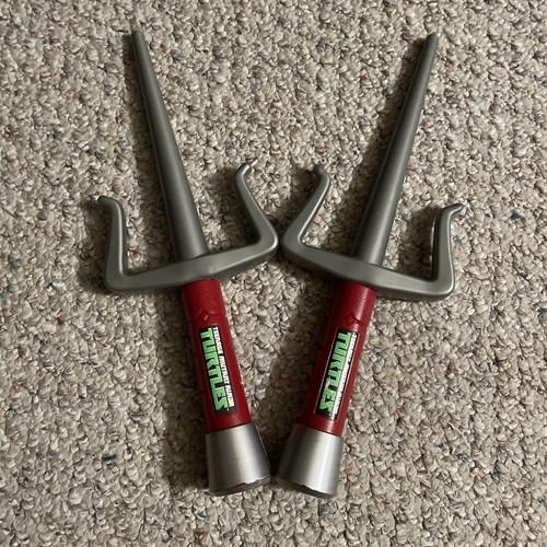 TMNT Teenage Mutant Ninja Turtles Raphael Twin Sai Weapon 13” Set ...