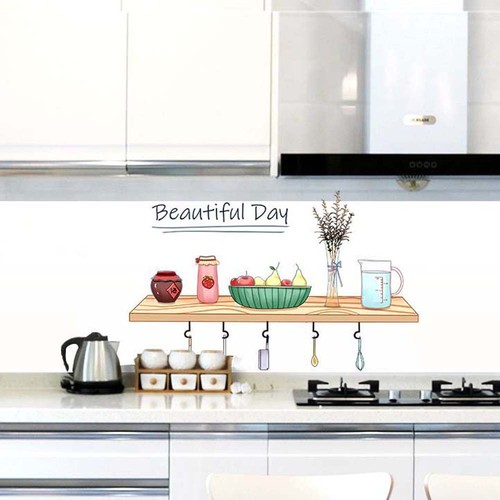 Countertop Kitchen Cabinet Wall decals Mural Home Decoration Wall ...
