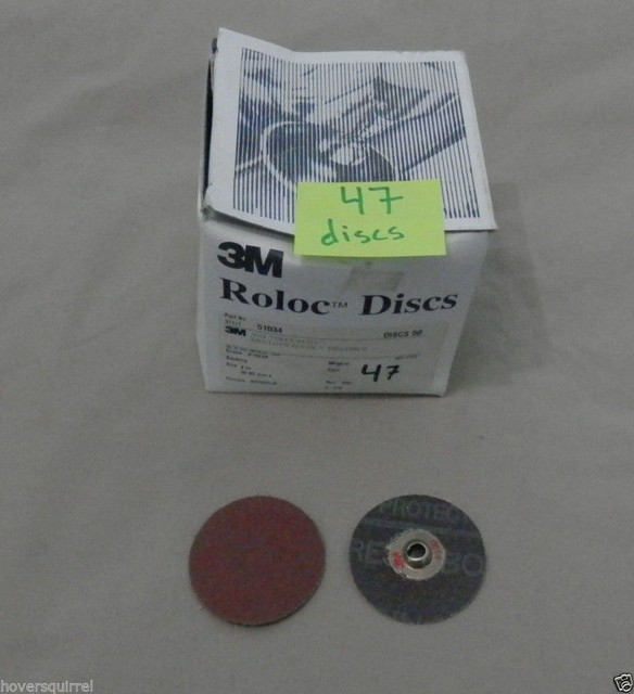 3M Three-M-Ite RB Cloth Roloc 2" Discs P100YF 50 pc -51034 hs for sale ...