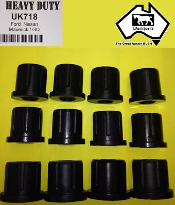 SPRING SHACKLE BUSH KIT FRONT for PATROL GQ Y60 1987 > 97 | eBay Australia