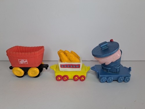 LOT OF 3 90s Sonic Wacky Pack Meal Toys Train Chicken Tenders ...