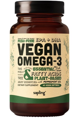 Vegan Omega 3 Supplement - Plant Based DHA & EPA Fatty Acids ...