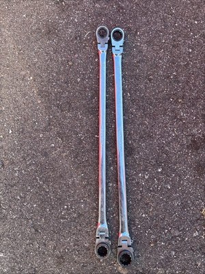 2 Mountain Ratcheting Double Box Flex Wrenches 12x14mm And 13x15 | eBay
