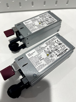 2 x HP Enterprise 550w Hot-Plug Power Supply for DL180 G9 (HSTNS-PL48-B ...