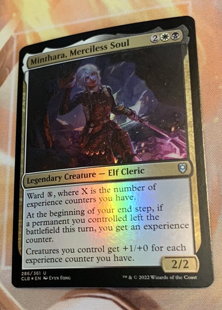 MTG Minthara, Merciless Soul Commander Legends: Battle for Baldur's ...