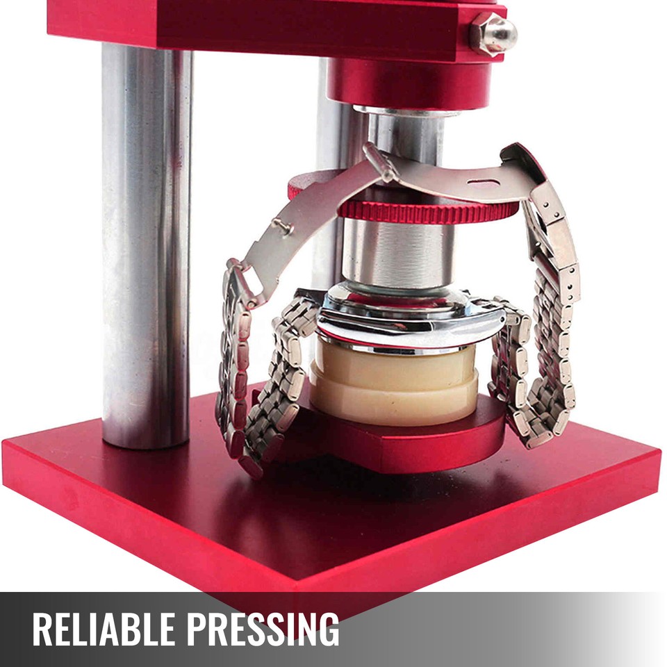 VEVOR Watch Press Set Watchmaker Tool 18-50mm Crystal Glass Back Case ...