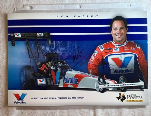 2006 Autographed Rod Fuller Valvoline Pro Stock Dragster NHRA Photo ...
