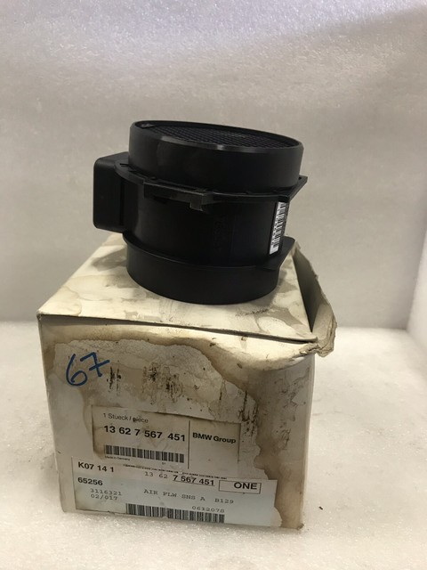 Genuine BMW Mass Air Flow Sensor for E39 E46 E53 5wk96132 13627567451 ...