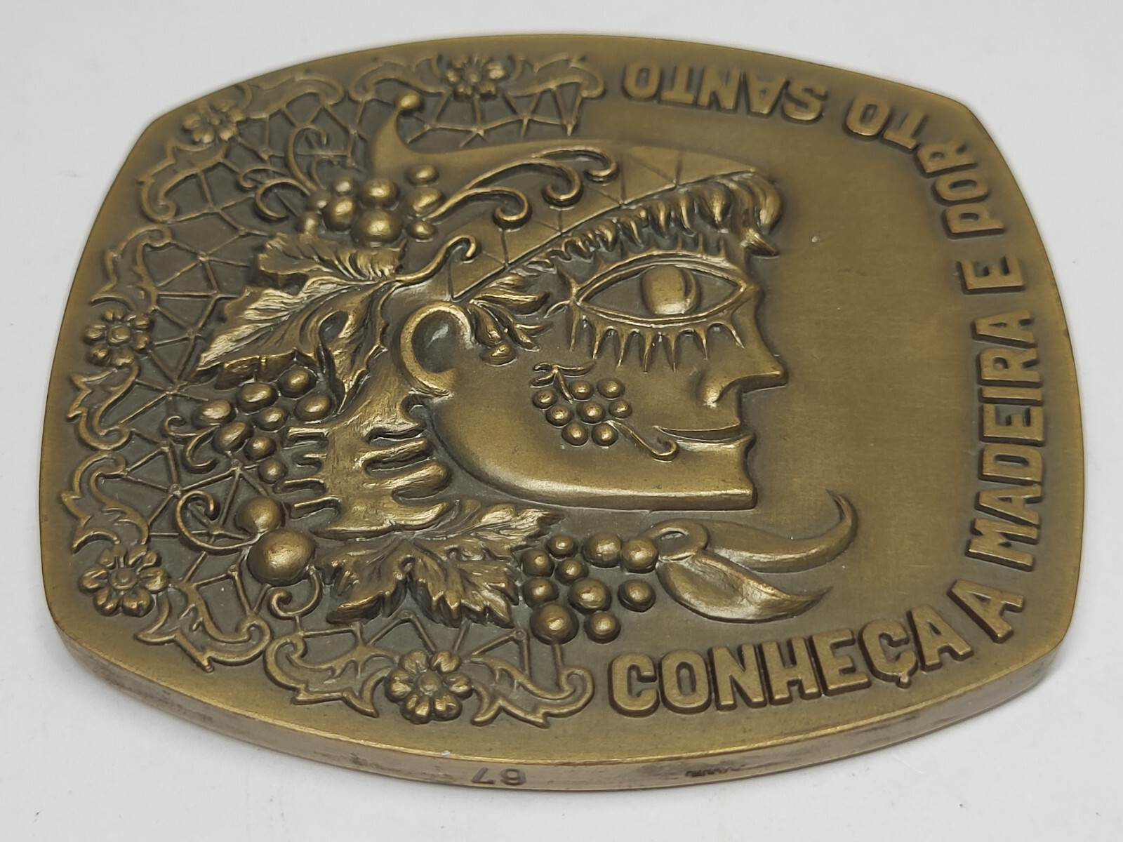 ART/ MADEIRA Traveling Photo Exhibition 1971 Allegorical Bronze Medal ...