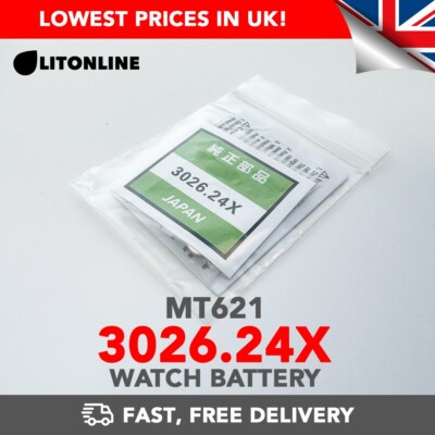 3026-24X Lithium-Ion Watch MT621 Capacitor Battery | eBay UK