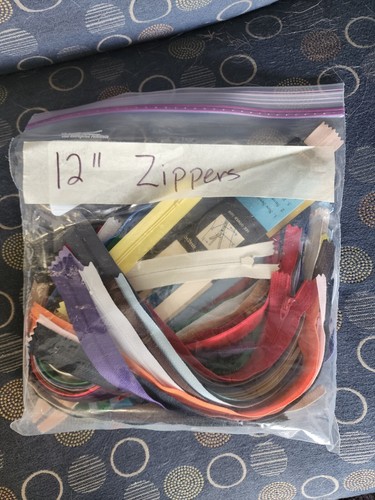 Zipper Lot of 34 New & Used mix - Multicolor | eBay