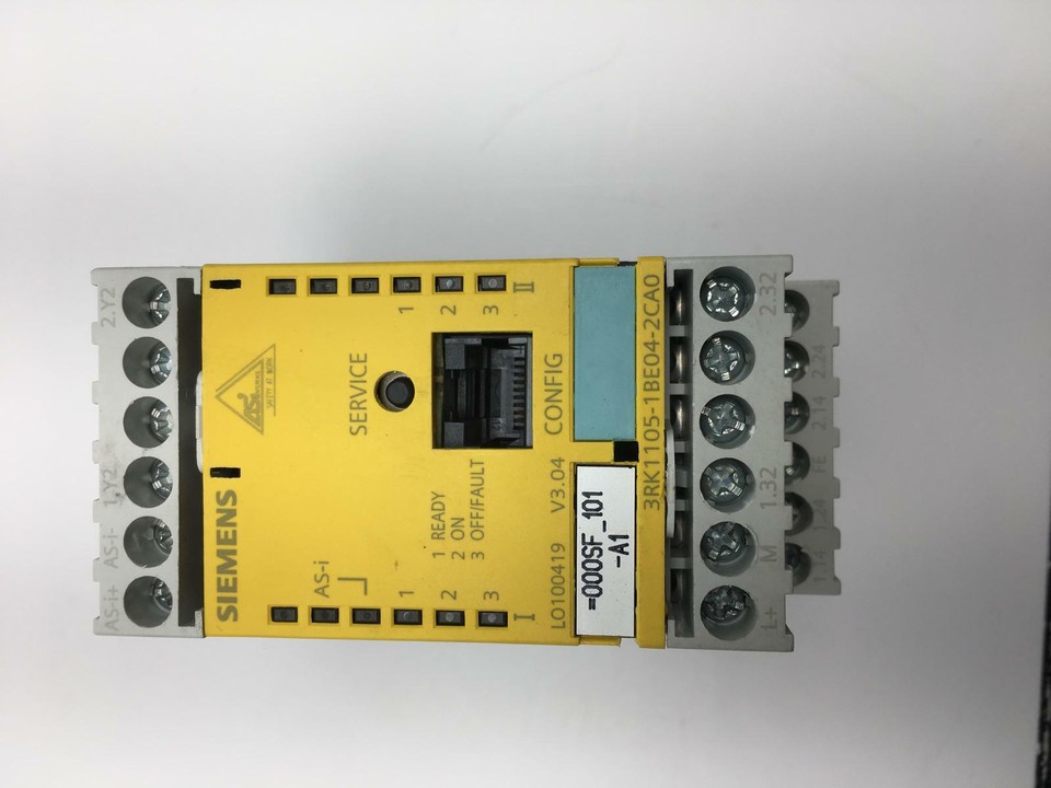 Siemens Sicherheitsmonitor 3RK1105-1BE04-2CA0 ASIsafe safety monitor V3 ...