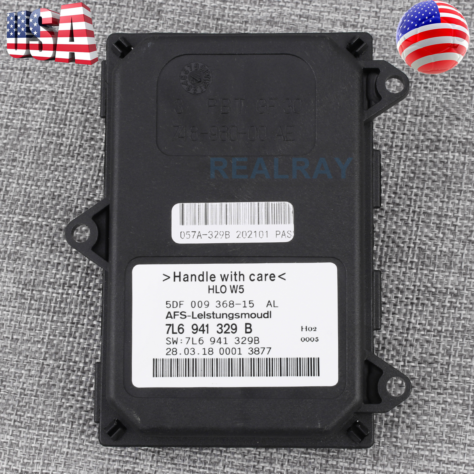 For VW Audi 7L6941329B Xenon Headlight LED Control ECU Unit AFS ...
