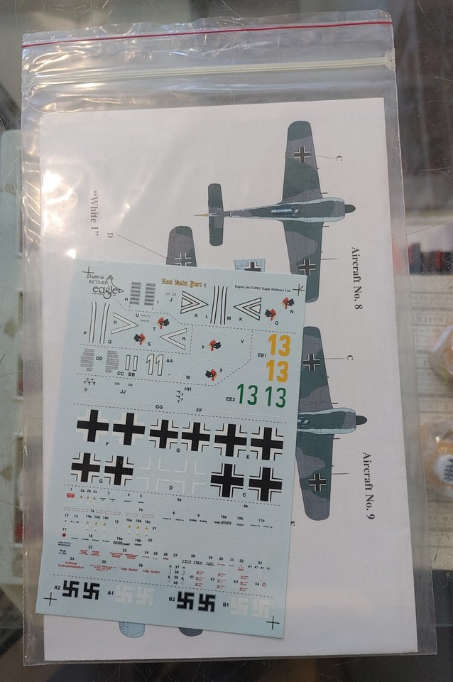 EAGLECALS EC#53 1/72 MAJOR HANSA ASSI HAHN SPECIAL PT.4 DECAL SHEET | eBay