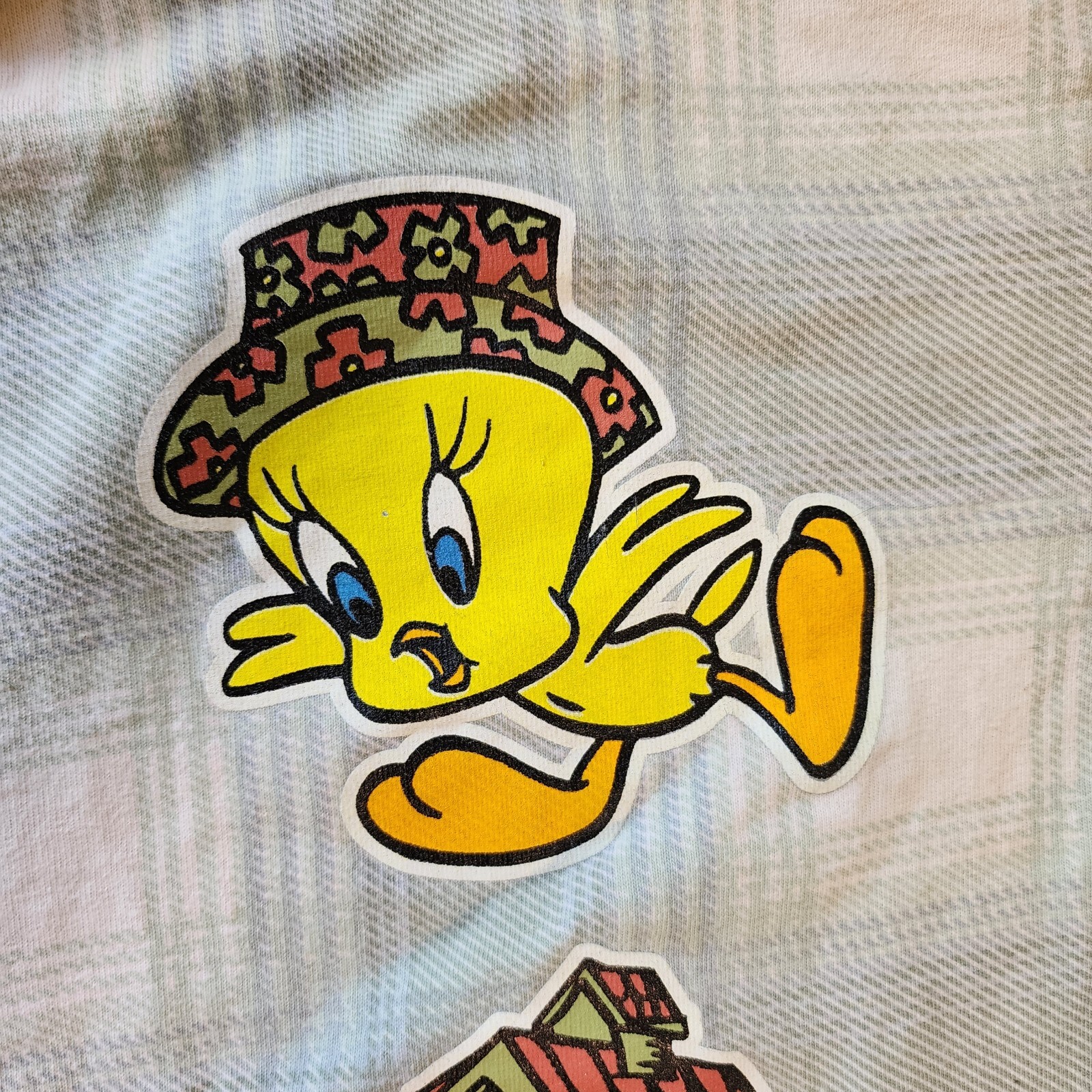 Vintage 1994 Looney Tunes "Tweety Bird House" Hooded … - Gem