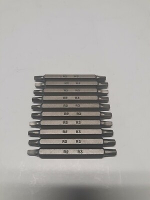 Lot of 10 Robertson Bits #2 #3 Double Ended | eBay