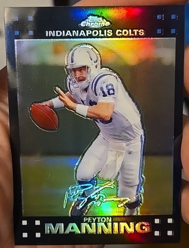 Peyton Manning - 2007 Topps Chrome Refractor SP #TC5 Indianapolis Colts ...