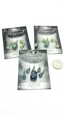 Cousin Jewelry Basics 5 pcs Gem Crystal Pendants. 12a0fs | eBay