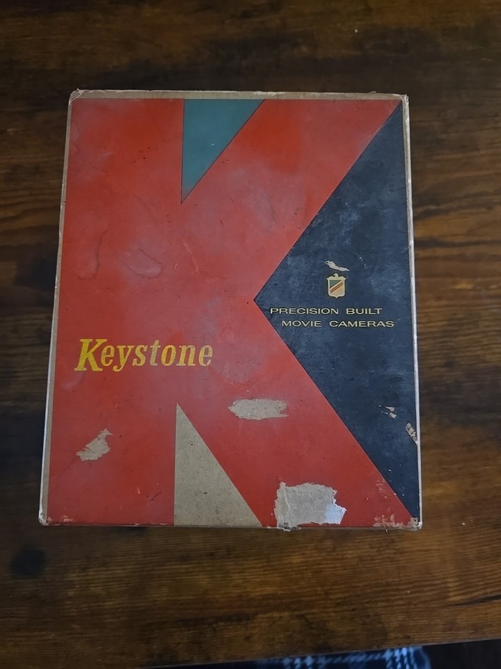 Vintage 1940’s Keystone Capri 8mm Movie Camera K28 Dual Turret w/Box ...