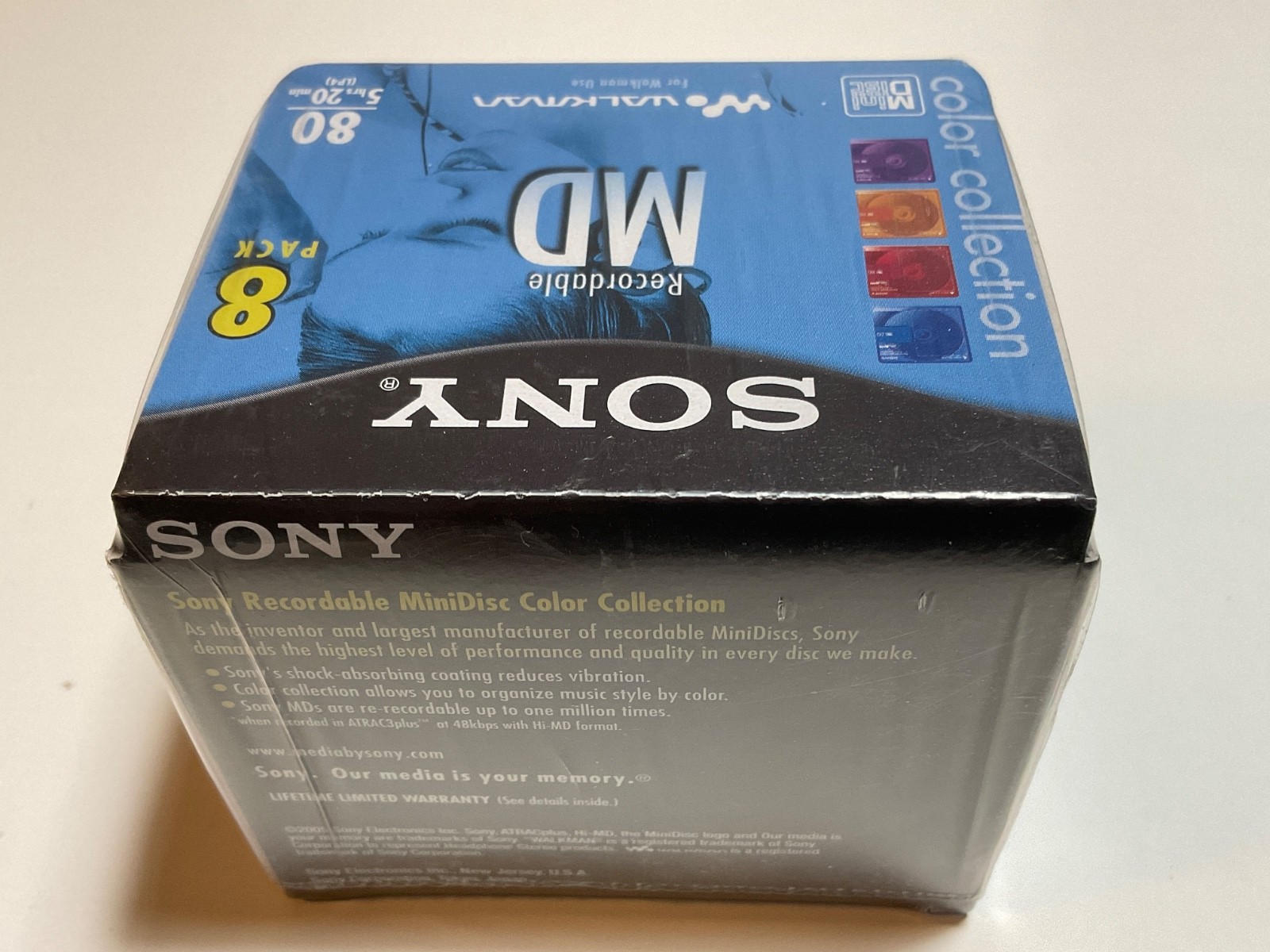Sony 80 Minute Color MiniDisc (Pack of 8) for sale online | eBay