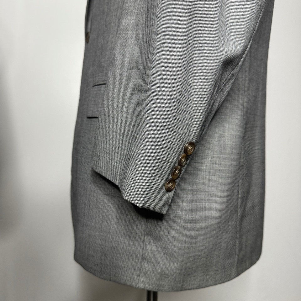 Ralph Lauren Men's Grey Wool Cashmere Suit Solid 46R 40W | eBay