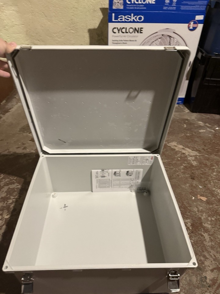 hoffman hj1816hwpl2lg industrial control panel enclosures. | eBay