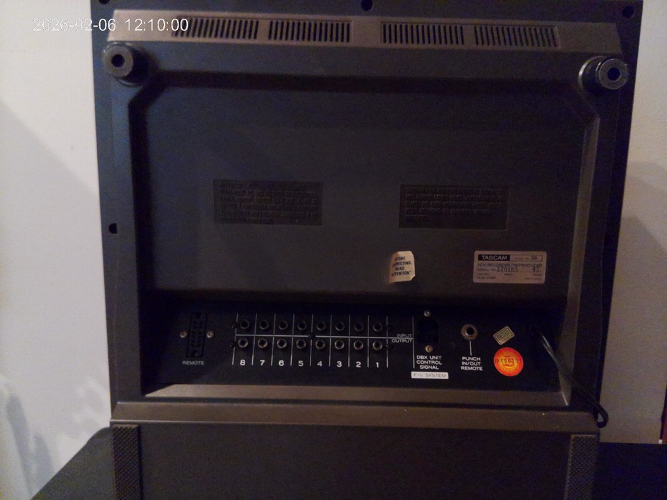 Tascam 38 8trk 8 Track Reel to Reel Vintage 1/2" Tape Recorder | eBay