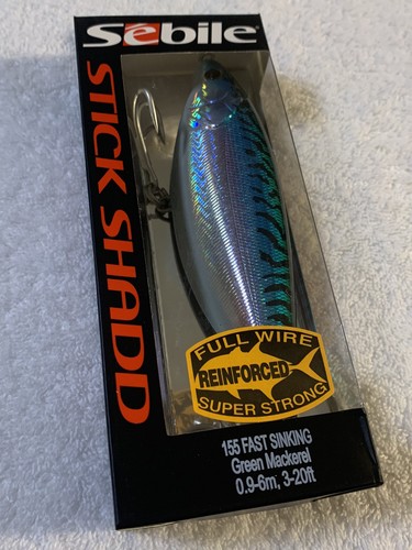 SEBILE STICK SHADD SS-155-FSK-GRMK 4-1/4oz. GREEN MACKEREL. NIP | eBay
