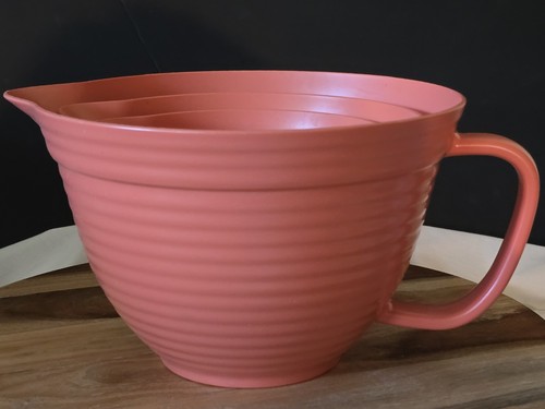 Eco-Friendly Recycled Plastic Batter Bowl Set, Orange | eBay