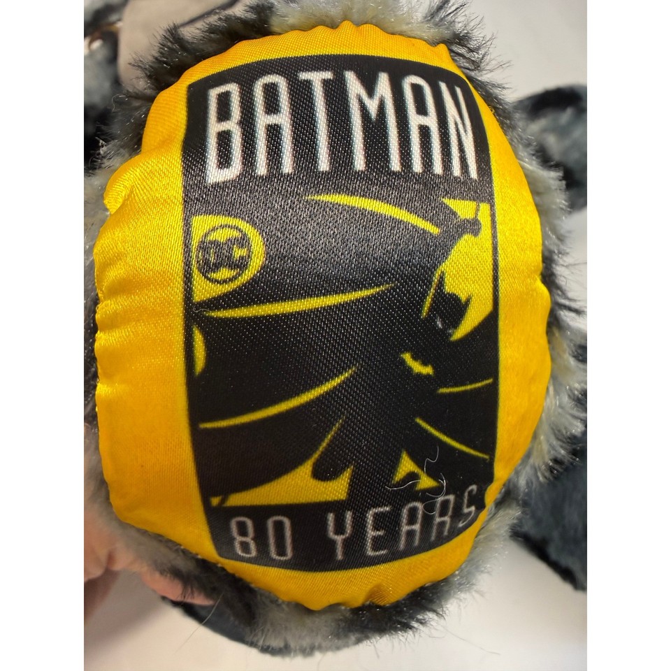 Build A Bear Batman 80 Years Anniversary Teddy Bear Gray Black Leopard ...