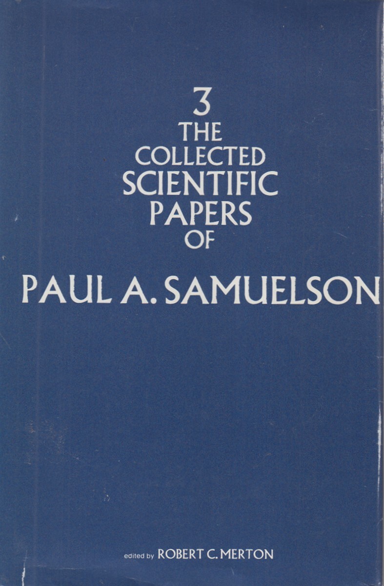 The Collected Scientific Papers of Paul Samuelson, Vol. 3 | eBay