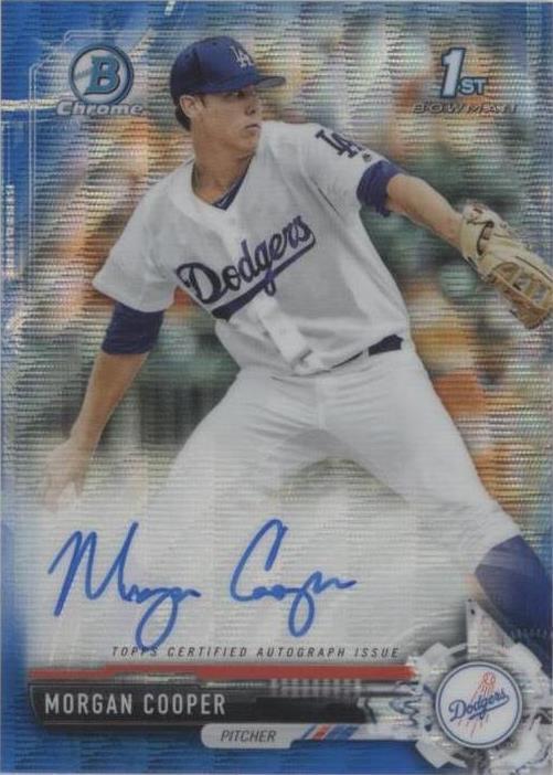 2017 Bowman Draft - Chrome Draft Pick Autographs Morgan Cooper #CDA-MC ...