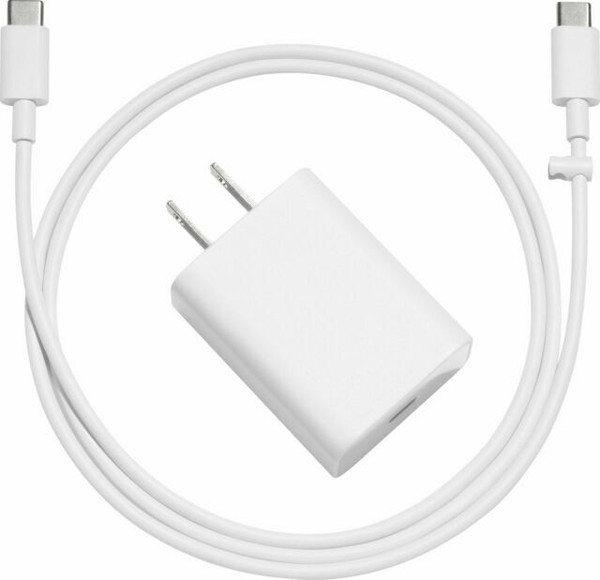 Google 18W USB-C White Rapid Charger for Pixel Devices and Apple iPhone ...