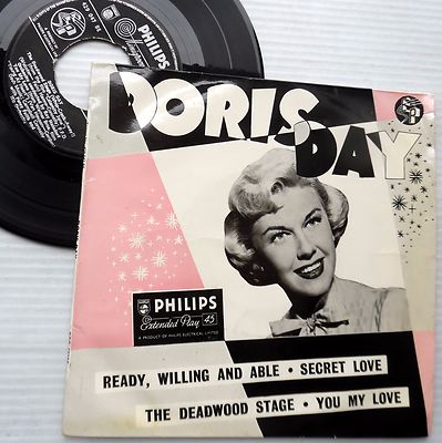 DORIS DAY self titled 4 song UK PICTURE SLEEVE 45 ep Philips ?BBE ...