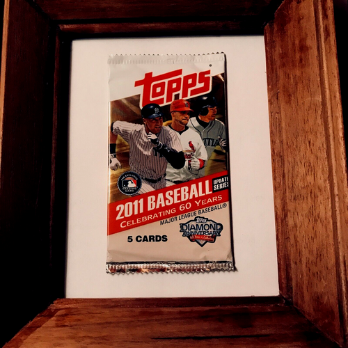 Pack 2011 Topps Baseball Update Factory Sealed 5 Card Pack M Trout ...