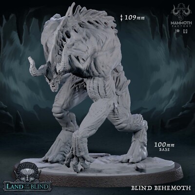 Blind Behemoth Monster Miniature Fits DND D&D Pathfinder TableTop | eBay