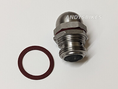 Triumph T110 & T120 Stainless Steel Oil Pressure Release Valve with ...