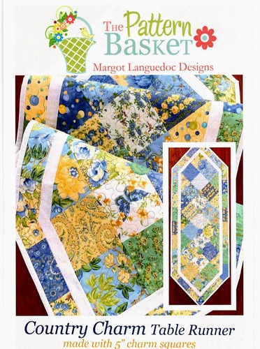 Country Charms Table Runner Quilt Pattern by The Pattern Basket TPB 705 ...