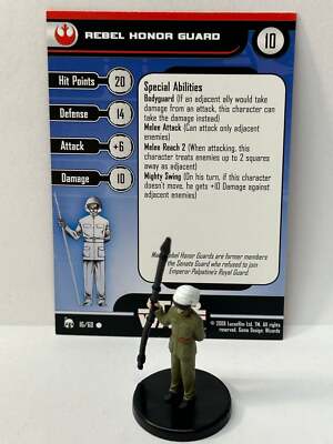 Star Wars Legacy of the Force 16/60 Rebel Honor Guard (C) Miniature | eBay