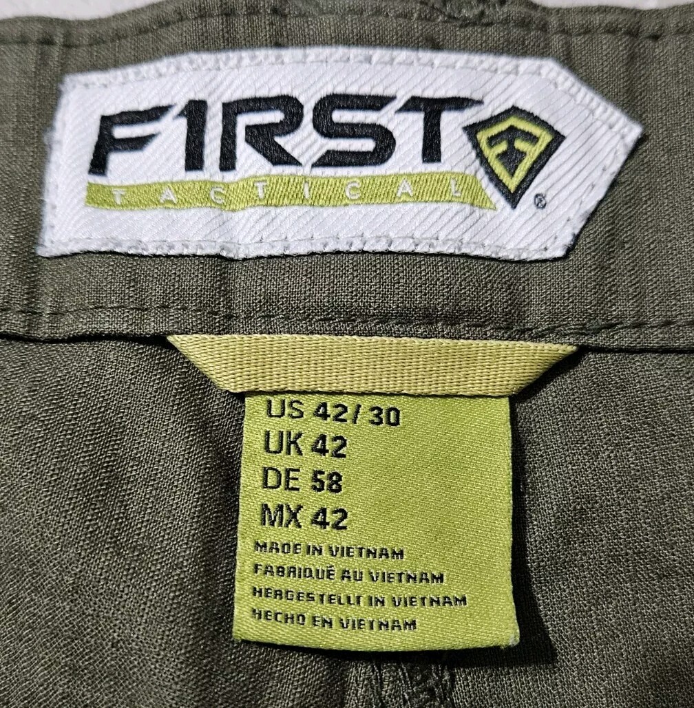 First Tactical Military Green Cargo Pants Rip Stop Me… - Gem