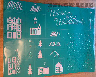 WINTER WONDERLAND NEW Chalk Couture Transfer 18"x24" Retired | eBay