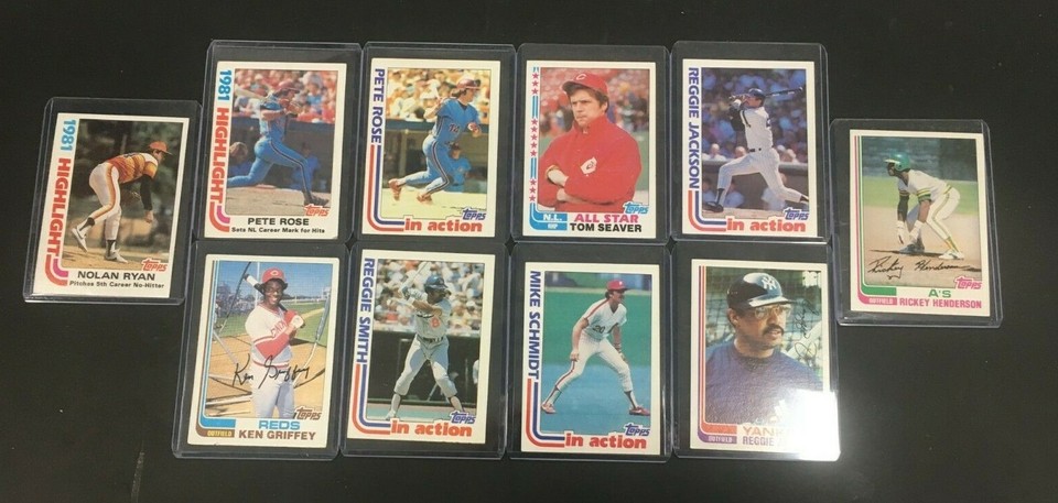 Topps 1982 Baseball Cards - Loose Cards - Not Complete Deck | eBay