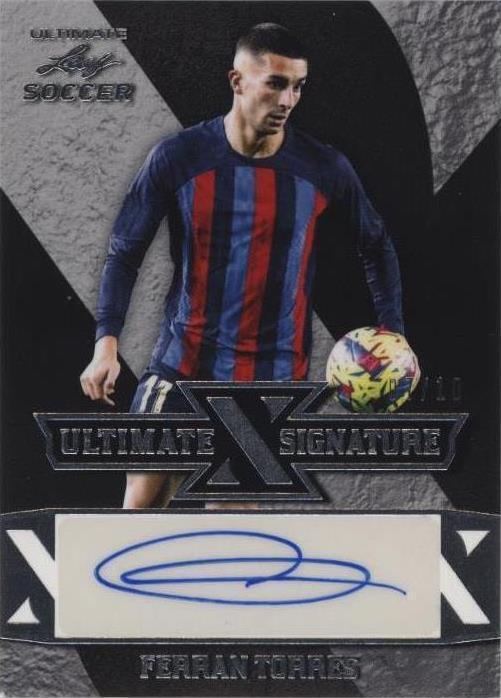 2022 Leaf Ultimate - Signatures Ferran Torres #S-FT1 Silver /10 (AU ...