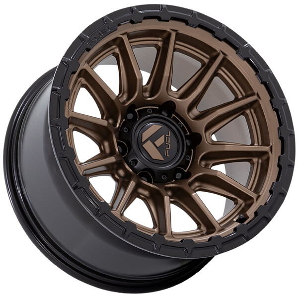 (Set of 4) Fuel FC866 Piston 20x10 5x5" -18mm Bronze Wheels Rims 20 ...