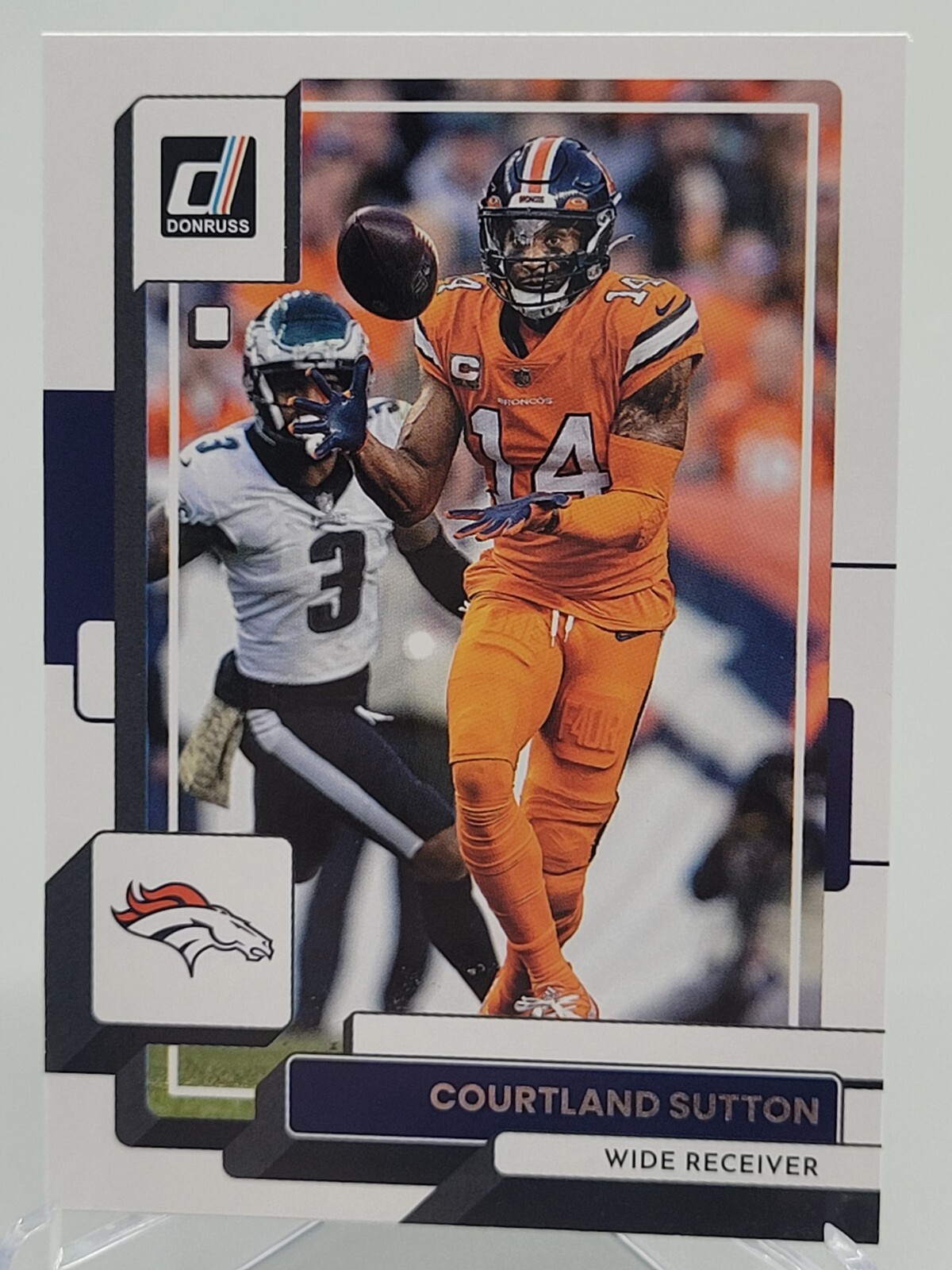 2022 PANINI DONRUSS COURTLAND SUTTON BASE FOOTBALL CARD DENVER BRONCOS ...