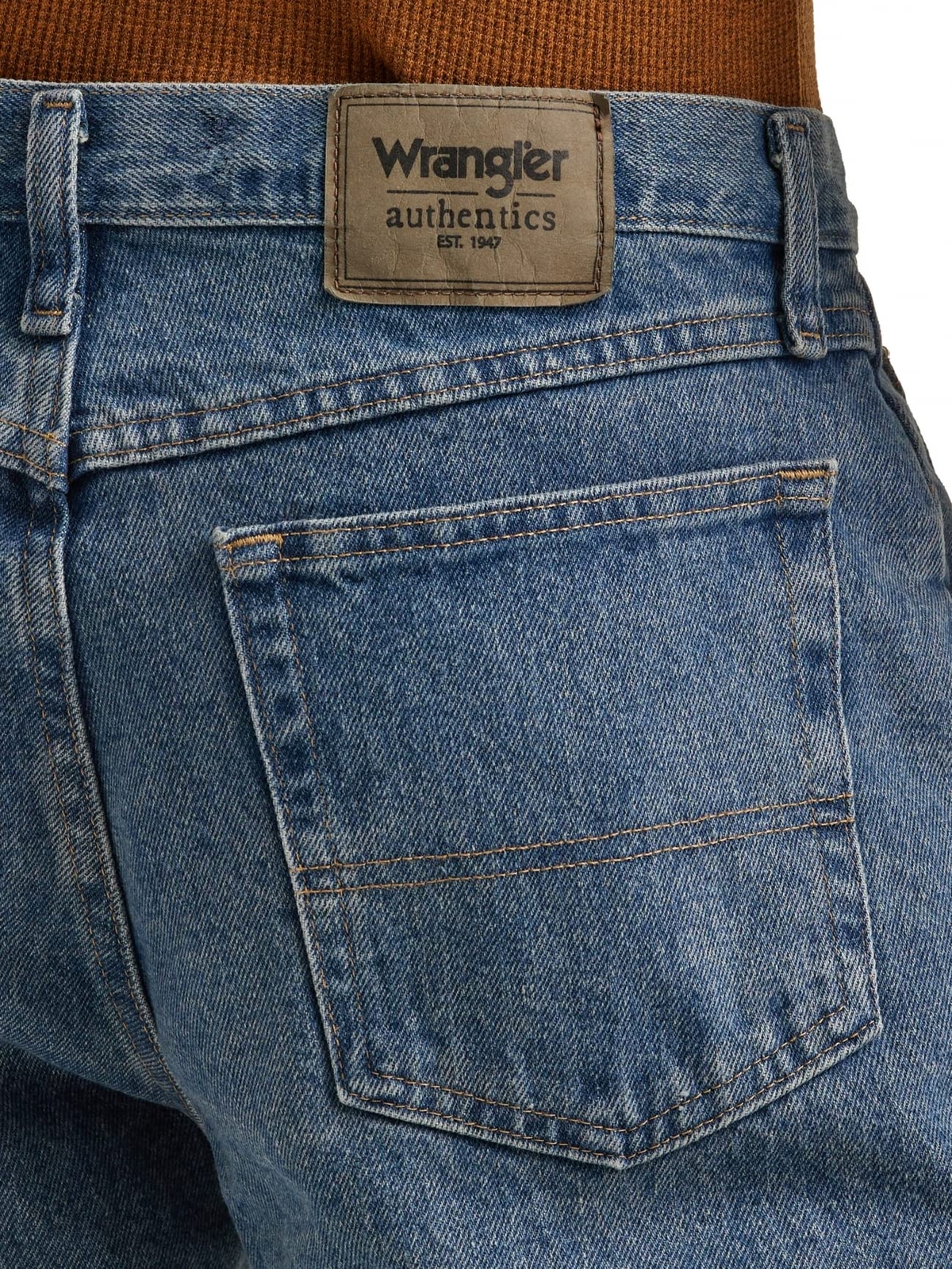 Wrangler Authentics Men's Authentics Relaxed Fit Jean-Cotton Stonewash ...